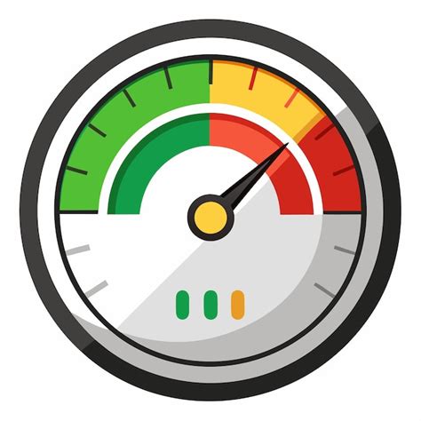 Vector Design Of A Car Speedometer Level Indicator Precision For Automotive Performance