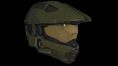Halo 4 Master Chief Helmet 3d Model