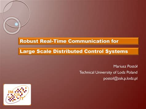 Robust Real Time Communication For Ppt Download
