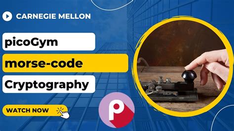 Picogym Picoctf Exercise Morse Code Youtube