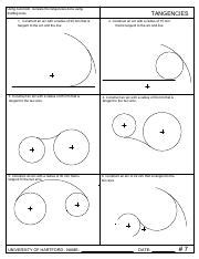 Tangentcies 2 Exercise 7 Model Pdf Using AutoCAD Recreate The Tangencies Done Using Drafting