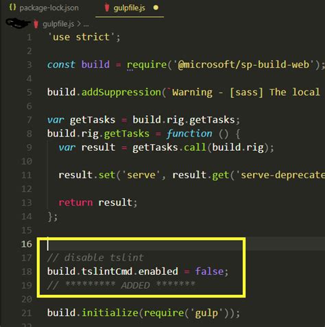Spfx Resolving Error Tslint Is Not Supported For Rush Stack