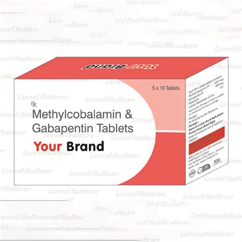 Methylcobalamin Gabapentin Tablets Live Well Healthcare