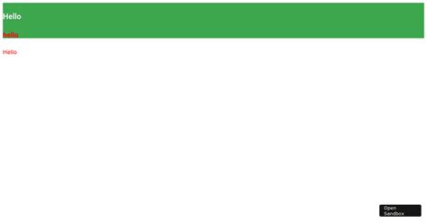 Styledcomponents Codesandbox