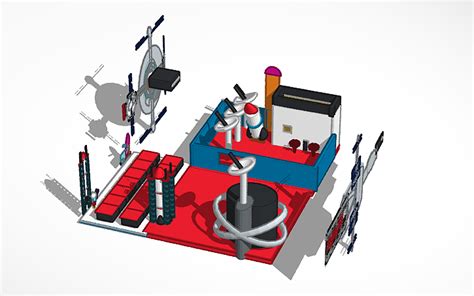 3d Design Колония в космосе Tinkercad