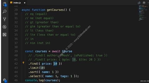 دانلود Code With Mosh The Complete Nodejs Course آموزش کامل نود جی اس