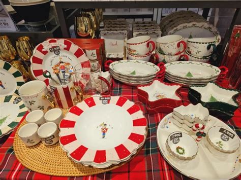 대전 유성 홈플러스 모던하우스 식기그릇 크리스마스 소품 접시세트 네이버 블로그