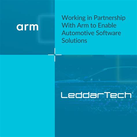 👍🚗leddartech Is Pleased To Collaborate With The Arm Ecosystem To Bring Software Solutions To