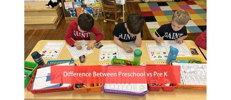 What Is The Difference Between Preschool Vs Pre K Trusted Daycare