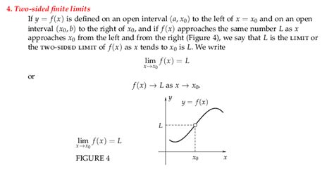 Section 11 Finite Limits