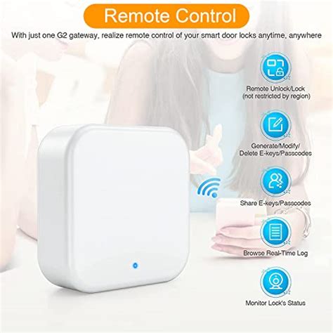 G2 Wi Fi Gateway Bluetooth Gateway For Ttlock Gateway For Smart Door Lock Wi Fi Bridge G2 Hub