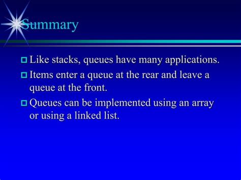 Basics Of Queues PPT Programming Languages Computing
