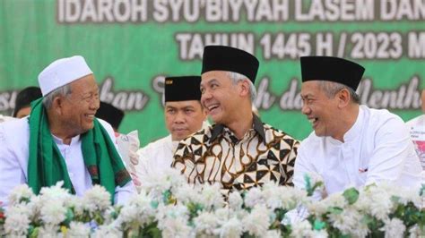Di Hadapan Kiai Jatman di Rembang, Ganjar Minta Maaf dan Pamit Sebagai Gubernur Jateng ...