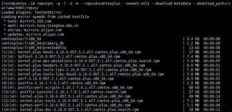 reposync yum repo to local rultr