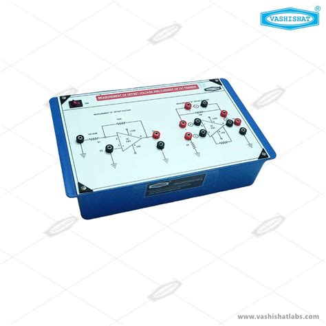 Measurement Of Offset Voltage And Current Of 741 Trainer To Study Of