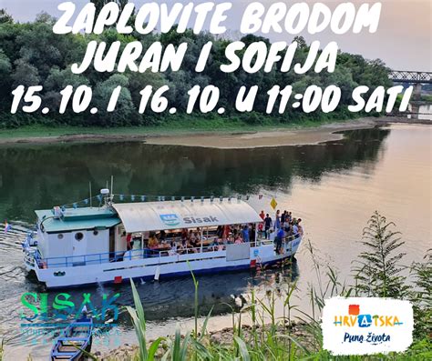 Zaplovite Brodom Juran I Sofija Tzg Sisak