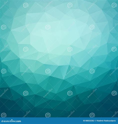 Polygonal Abstract Geometric Dark Blue Triangular Low Poly Style Stock Vector Illustration Of