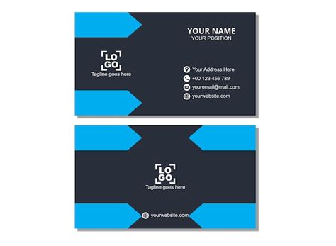 Premium Vector Illustrator Business Card Layout
