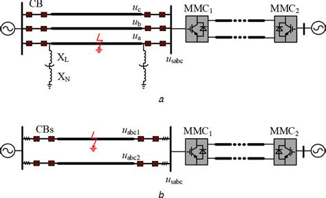 Acdc Hybrid System Model A Single Circuit Line With Shunt Reactors Download Scientific