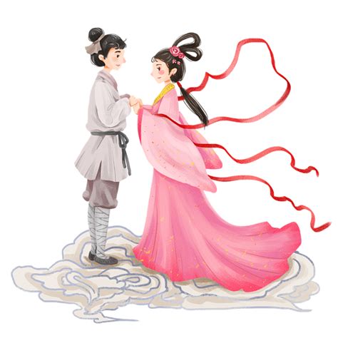 古代情侣七夕牛郎织女