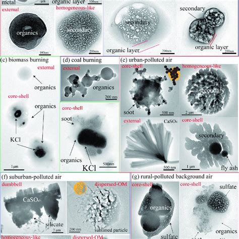 The Major Mixing Structures Of Individual Particles At Different
