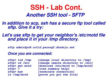 Ppt Ssh Lab Powerpoint Presentation Free Download Id6665730