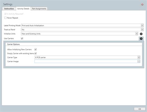 Initialization Activity