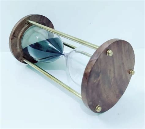 Brown And Golden 30min 10inch Brass Antique Sand Timer At Rs 700piece