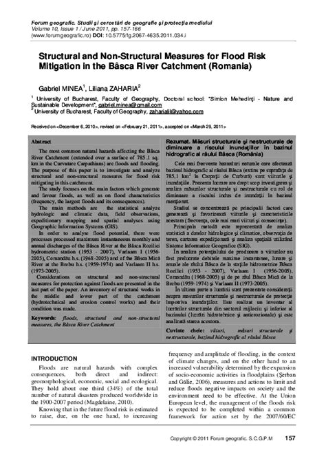 Non Structural Mitigation For Floods
