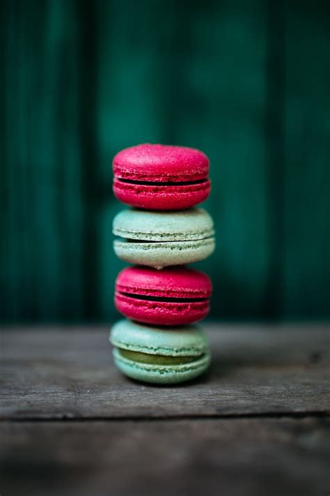 무료 이미지 마카롱 Sandwich Cookies 담홍색 단맛 Colorfulness 디저트 간식 쿠키와 크래커