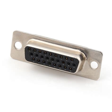 High DB 26Pin D SUB Female Vertical Connector Socket For Wire Soldering