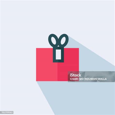 플랫 선물 상자 아이콘크리스마스 아이콘 일러스트벡터 기념일에 대한 스톡 벡터 아트 및 기타 이미지 기념일 놀라움 디자인 Istock