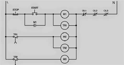 FREELY ELECTRONS Circuit Diagram Of Time Delay Of Starting Three Motors