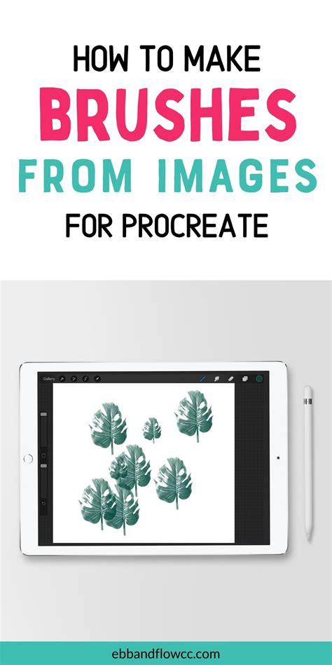 Making A Procreate Brush From An Image Ebb And Flow Creative Co