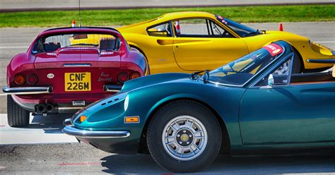 Check Out This Gathering Of Ferrari Dinos On The Iconic Models 50th