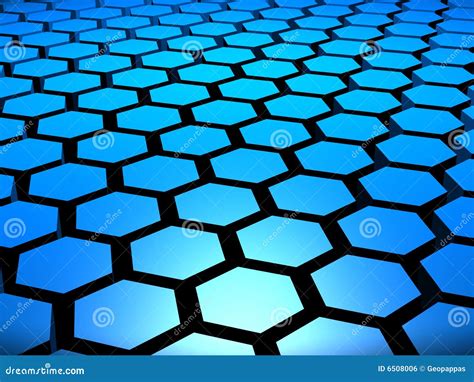 3d Hex Hexagon Hexagons Background Royalty Free Stock Image Image