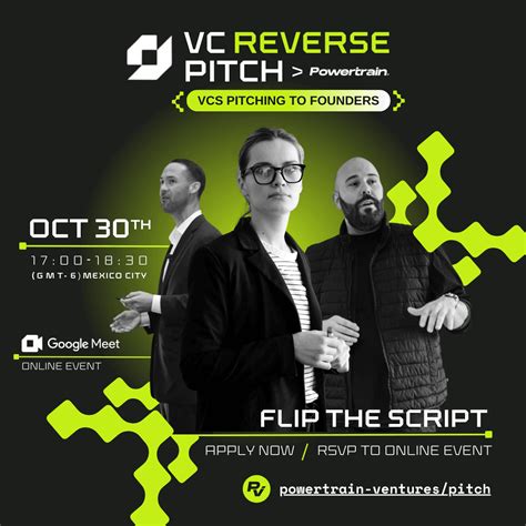 VC REVERSE PITCH 2ND EDITION | Powertrain Ventures: Early-Stage Startup Accelerator