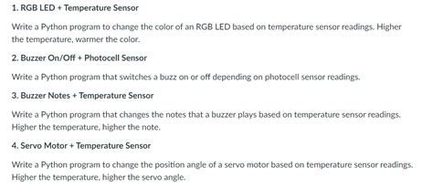 Rgb Led Temperature Sensor Write A Python Chegg
