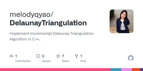 Github Melodyqyaodelaunaytriangulation Implement Incremental