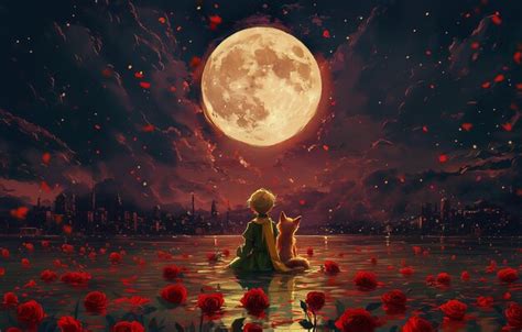 25000 Anime Boy With Moon Pictures