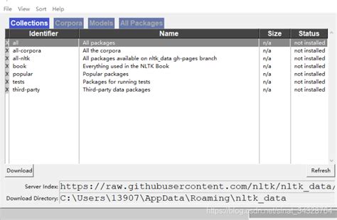 nltk数据包快速安装 nltk安装 csdn博客