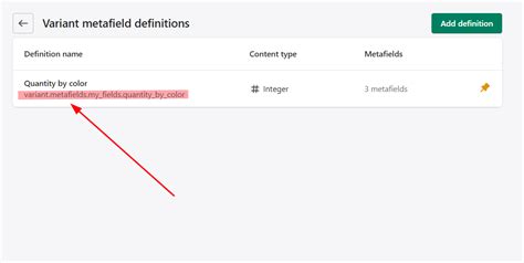 Shopify Variant Metafields Add And Display Metafields To Store