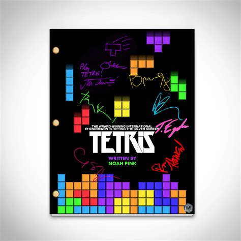 Tetris Transcript Limited Signature Edition Rare T