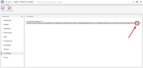 Finding The Api Key On The User Account Softexpert Technical Docs