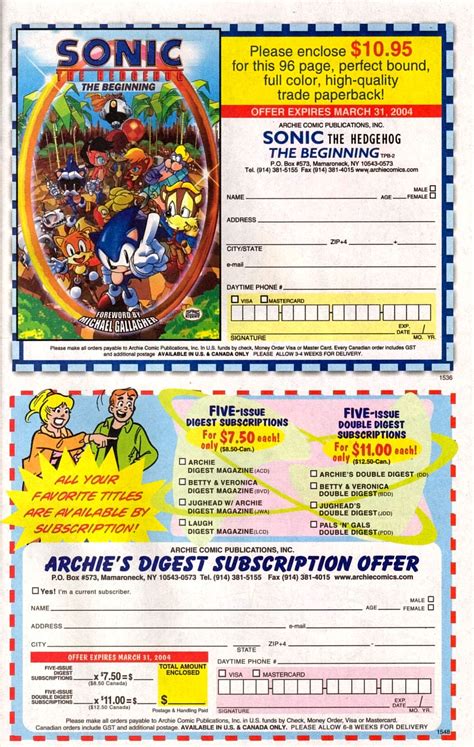 Read Online Sonic The Hedgehog Comic Issue 133