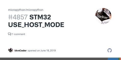 STM USE HOST MODE Issue Micropython Micropython GitHub