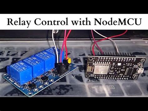 Relay Control With NodeMCU Robo CAD YouTube