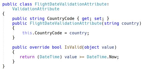 Entity Framework Custom Model Validation Attributes Peace Love Code