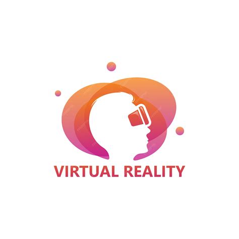 Premium Vector Virtual Reality Logo Template Design Vector Emblem Design Concept Creative