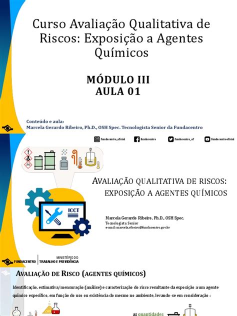 Avaliação Qualitativa De Riscos Químicos Pdf Química Sólido